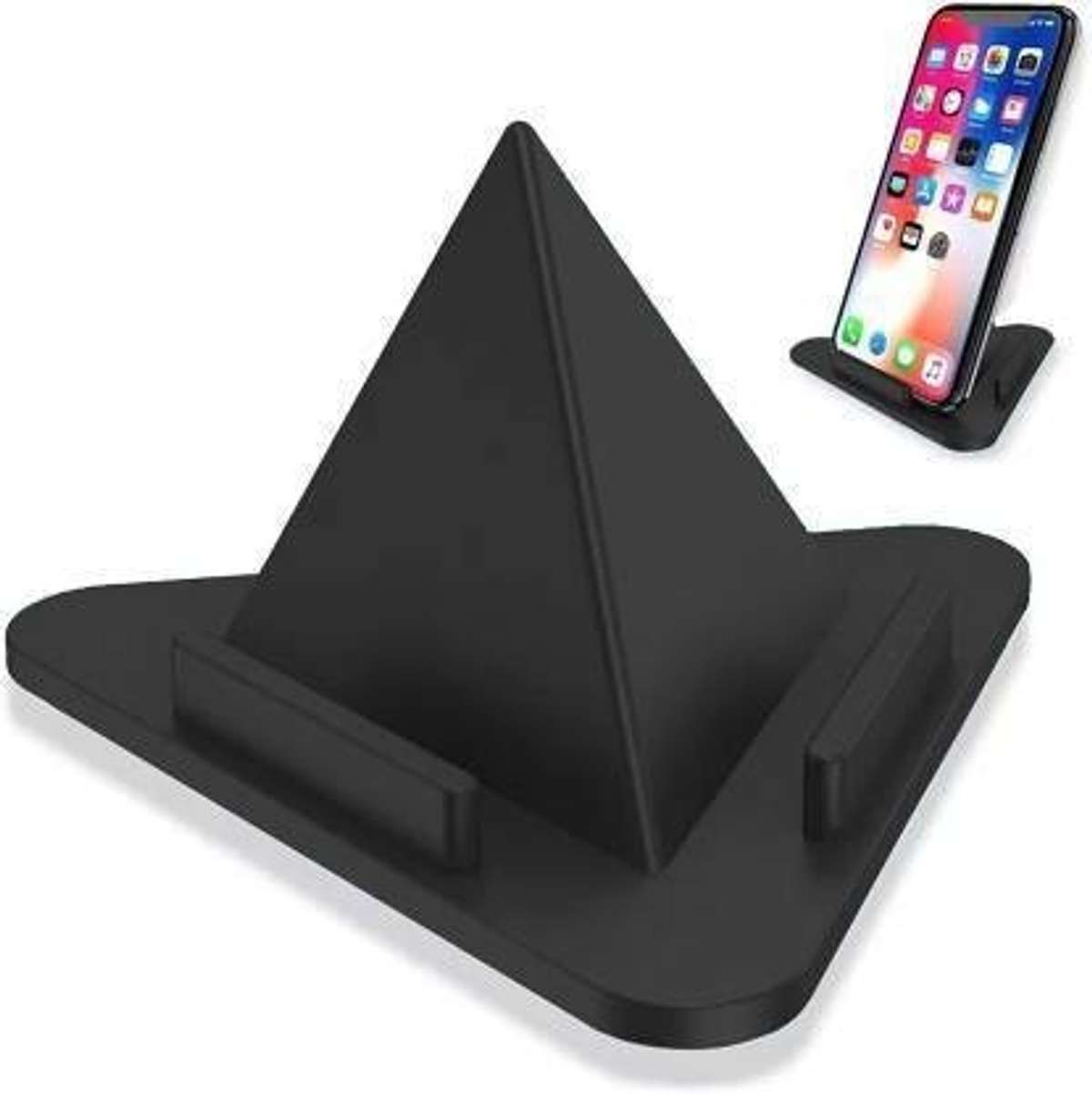 RWorldOnline Plastic Triangle Pyramid Shape Mobile Stand/Holder Mobile ...