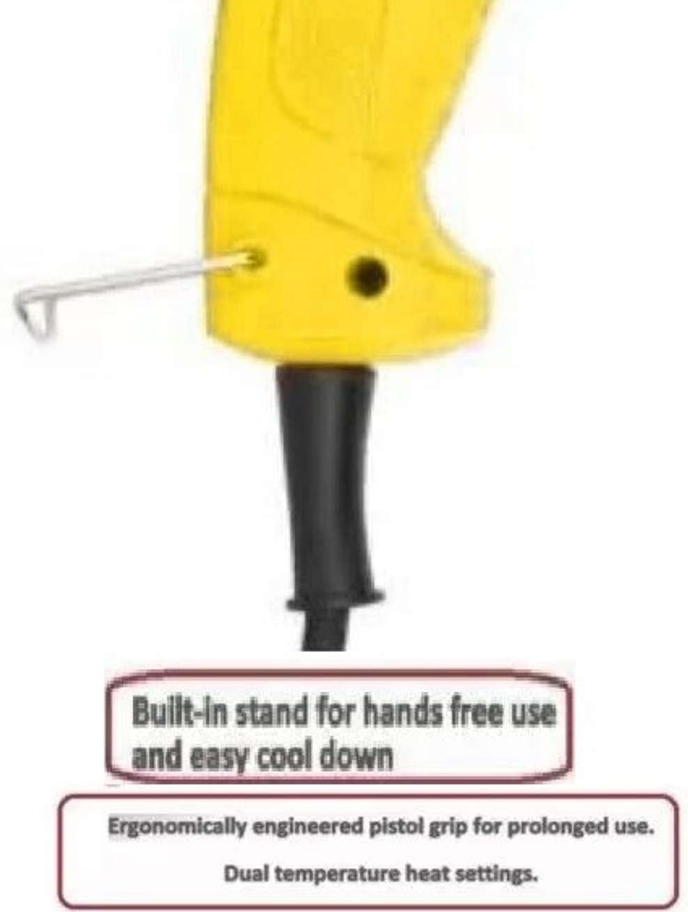 DG Yellow Heat Gun-For moulding plastics, soldering pipes, or removing ...