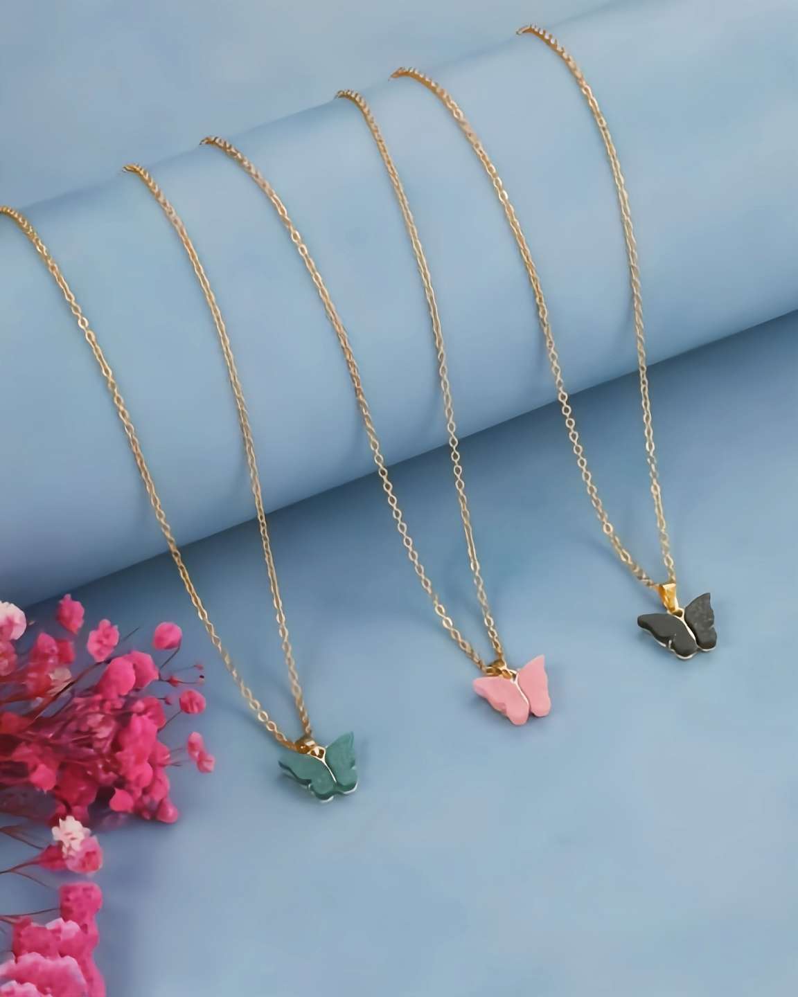 Stylish Chain Pendant For Girl Women Copper Brass Price in India - Buy ...