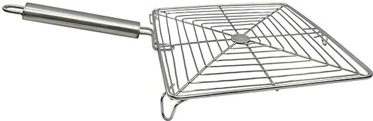 Multipurpose Square Papad Jali/ Roti Roaster Grill With Steel Handle ...
