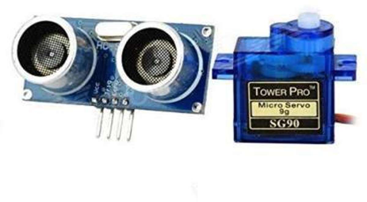 TECHSUPREME SS SG90 servo motor For Ultrasonic sensor for Arduino ...