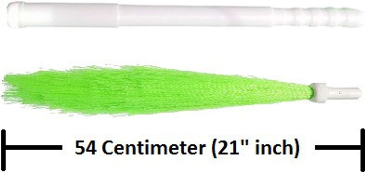 BARBYAM Adjustable plastic broom, broomstick plastic, plastic kharata ...