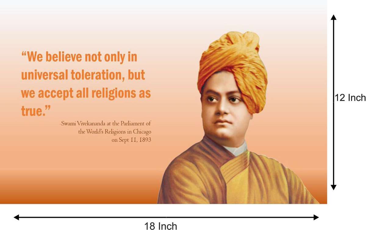 Swami Vivekananda Poster For Room Paper Print Price in India - Buy ...