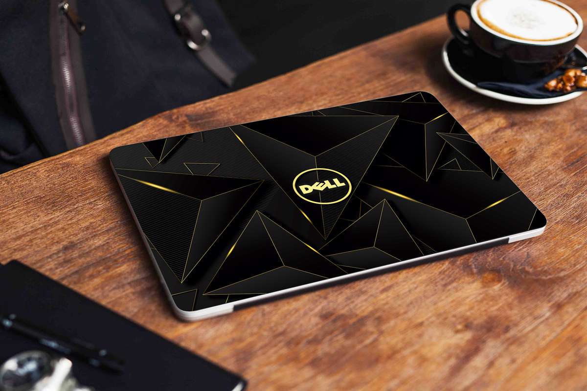 Namo Arts Geometric Full Body Laptop Skins Sticker for Dell (Bubble ...