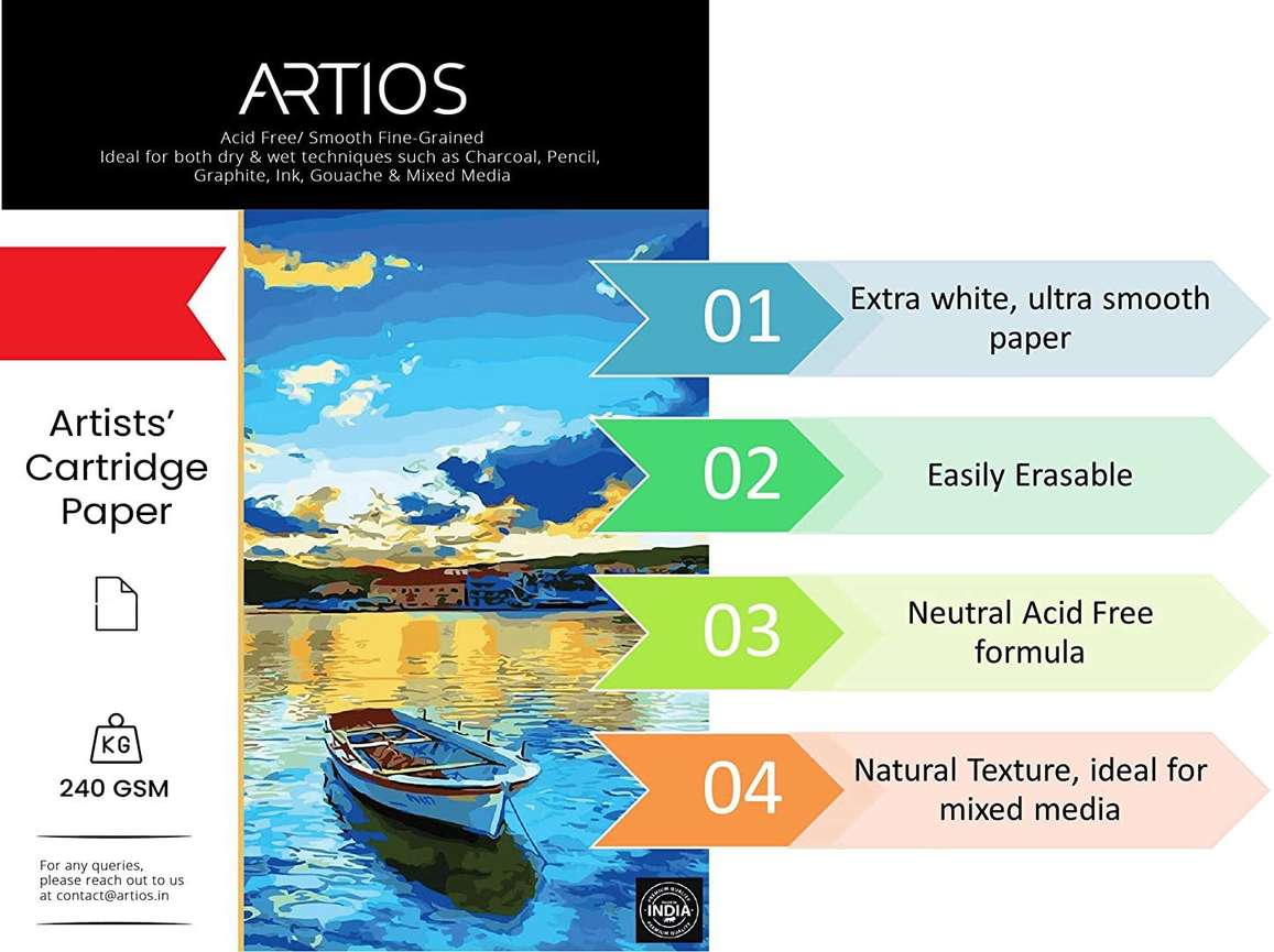 ARTIOS A2 Drawing Paper Price in India - Buy ARTIOS A2 Drawing Paper ...