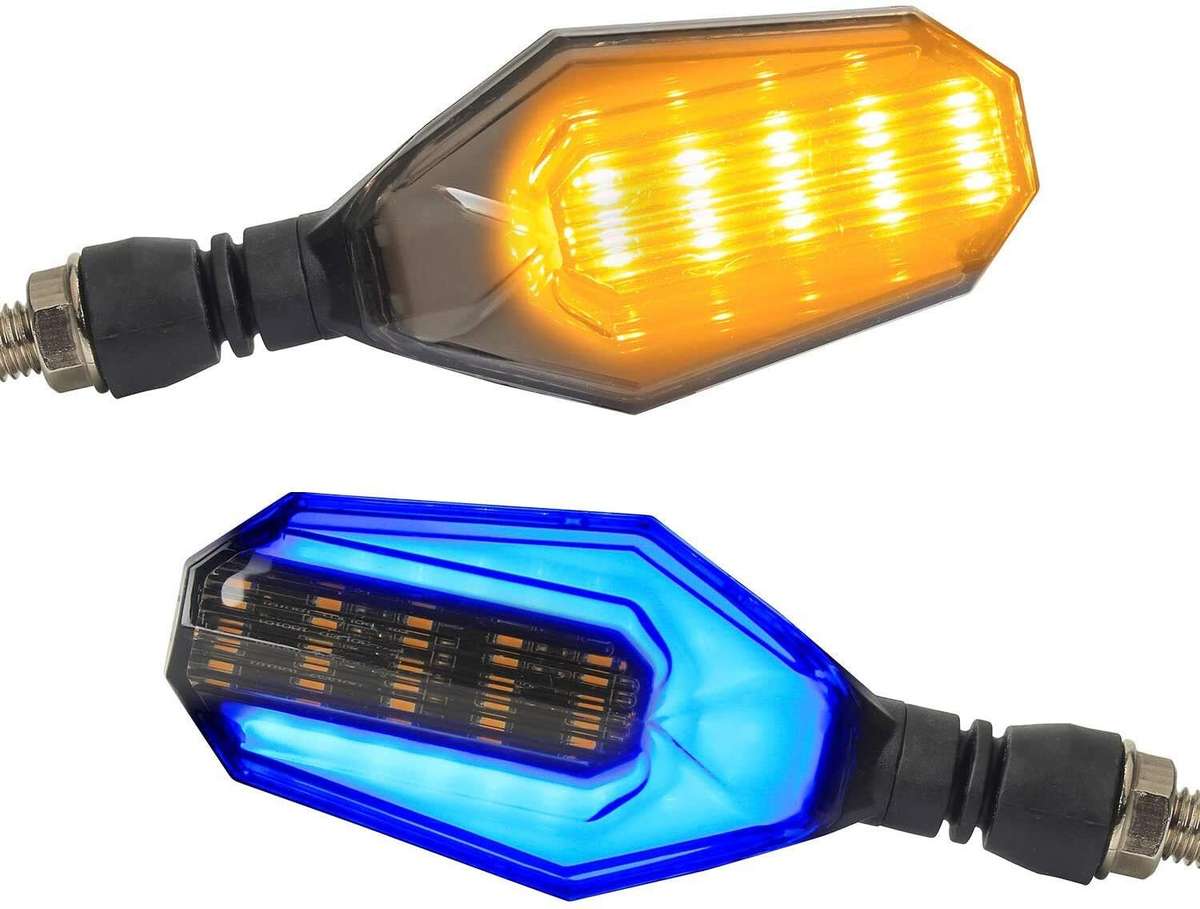 Wangsales Front, Rear, Side LED Indicator Light for Bajaj, Honda ...