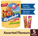 Alpenliebe Pop Lollipop with toy inside, 5 pieces pouch, Set of 8 ...