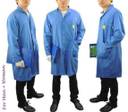 REYTAiL ESD Safe Blue Antistatic Unisex Lab Apron / Jacket / Coat [XXL Size, Pack of 40] Shirt ...