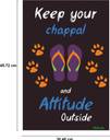 keep your chappal and attitude outside Paper Print - Quotes ...
