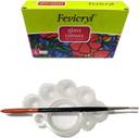 Flipkart.com | Fevicryl 6 Shades glass color set - 6 colour, 1 brush ...