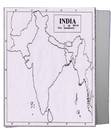 Flipkart.com | CRAFTWAFT PHYSICAL MAP OF INDIA BLANK A4 67 gsm Project ...