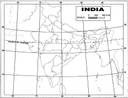 Flipkart.com | CRAFTWAFT OUTLINE POLITICAL MAP OF INDIA BLANK A4 67 gsm ...