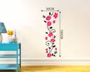 Decal O Decal 100 cm Pink Floral Vine Art Wall Stickers (PVC Vinyl ...