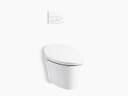 KOHLER K-5402K-0 Veil Wall-Hung Intelligent Toilet with In-wall tank ...