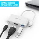 Portronics C-Konnect POR-1041 C-Konnect USB-C Multiport Adapter HDMI ...