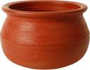 Ecocraft India 3 Liter Clay Handi Earthen Pot for Cooking (Natural Mud ...