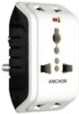ANCHOR Multi-Plug Universal Adaptor with Indicator - Pack of 2 (22841 ...