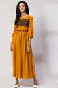 Deshi Girl Women Maxi Black, Yellow Dress - Buy Deshi Girl Women Maxi ...