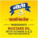 moti Mustard Oil (Sarso Oil) 5 Litre for Food Cooking (5ltr Can ...