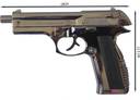 NSV Heavy Metal Gun / Pistol shaped with Barrel Pull Back System and ...