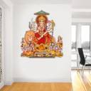 god & god's 48 cm Sherawali Mata Rani Wall Sticker Self Adhesive ...