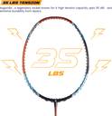 apacs Asgardia Control (73G, 35LBS) Black, Blue Unstrung Badminton ...