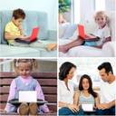 Kurtzy Portable Cushion Lap Desk Plastic Portable Laptop Table Price in ...