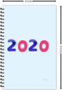 ESCAPER 2020 Diary Light Purple (Ruled - A5 Size - 8.5 x 5.5 inches ...