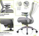 Featherlite Helix HB Mesh Fabric Office Adjustable Arm Chair Price in ...