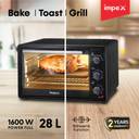 IMPEX 28-Litre IMOTG 28 Oven Toaster Grill (OTG) Price in India - Buy ...
