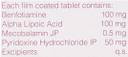 Benfomet Plus Benfotiamine, Apha Lipoic Acid, Mecobalamin And ...