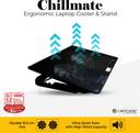 LAPCARE DCX-A101 2 Fan Ergonomic Cooling Pad with Adjustable Height ...
