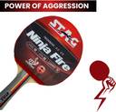 STAG Ninja Fire Red, Black Table Tennis Racquet - Buy STAG Ninja Fire ...