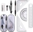 Flipkart.com | HASTHIP 8 Piece Geometry Set Compass Set Geometry Kit ...