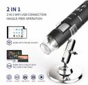 microware USB Built in WiFi Wireless Digital Microscope Camera with ...