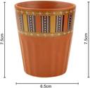 THE INDIA STYLE Pack of 6 Ceramic Ceramic kulhad Set Cups Handmade ...