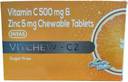 INTAS Vitchew-CZ Vitamin-C & Zinc Sugar Free Chewable Tablets (Orange ...