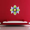 sp decals 61 cm abstract decorative colourful star 3d star wall sticker ...