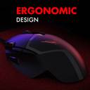 Wings Crosshair 205 Wired Ambidextrous Optical Gaming Mouse - Wings ...
