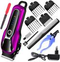 KJHGG Professional rechargeable Powerful LED Display hair trimmer Fully ...