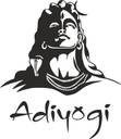 Decals Point 3 cm Black Adiyogi Shiva sticker Self Adhesive Sticker ...