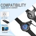 Zohlo Smartwatch Charger Magnetic 2 pin, Watch Charger USB Adapter ...