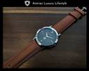 ANTRIAC [FREE BLACK STRAP] Triton Brown | Brown Leather Watch | 6mm ...