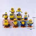 GT Gala Time Minions Action Figure Collectible Set 10 Cartoon Character ...