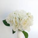 Decorative India FLW-45-white- ROSS White Rose Artificial Flower Price ...