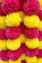 BSI Pink, Yellow Marigold Artificial Flower Price in India - Buy BSI ...