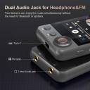 AUDIOCULAR M71 MP3 Player with Bluetooth, Dual Audio Jack, HiFi Speaker ...