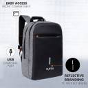 SUFRA Backpack Water Resistant PU Leather Office, College & Travel Bag ...