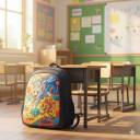 Pandaa Bee Tom and Jerry Kids Backpack Happy Run 18 L Backpack Black ...