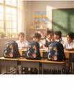 Pandaa Bee Jungle Animals Kids Backpack School Bag Wild 18 L Backpack ...
